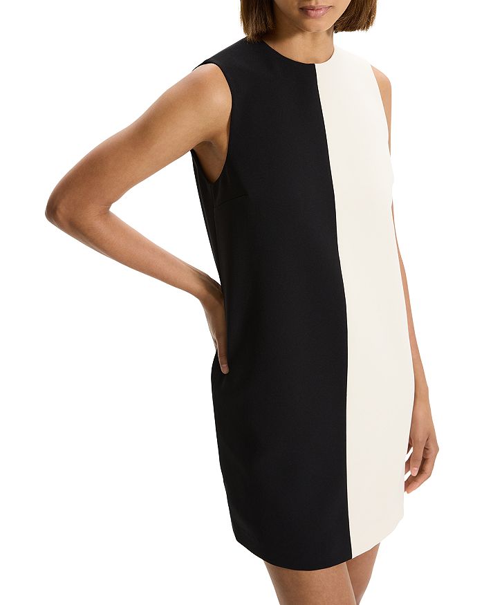Theory Color Blocked Shift Dress | Bloomingdale's