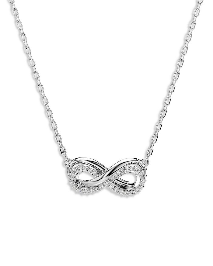 Swarovski Hyperbola Infinity Pendant Necklace, 15" | Bloomingdale's