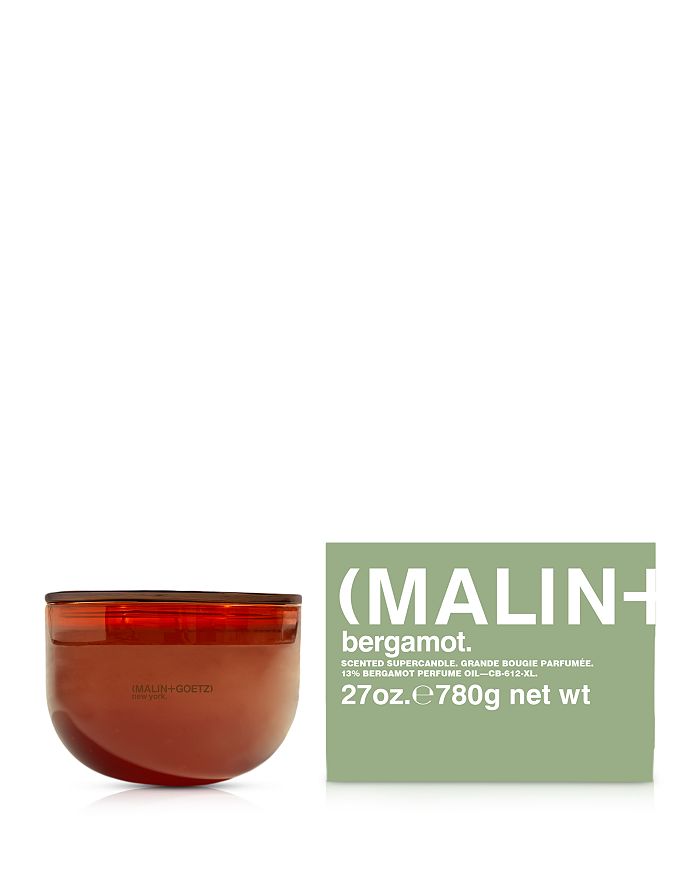 MALIN and GOETZ Bergamot Scented Super Candle Limited Edition 27 oz ...