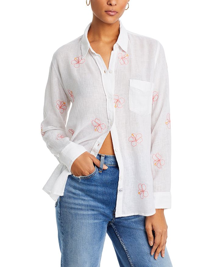 Rails Charli Embroidered Shirt | Bloomingdale's