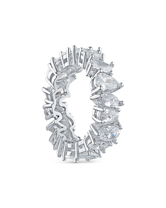 Kenneth Jay Lane CZ By Multi Shape Eternity Band | Bloomingdale's