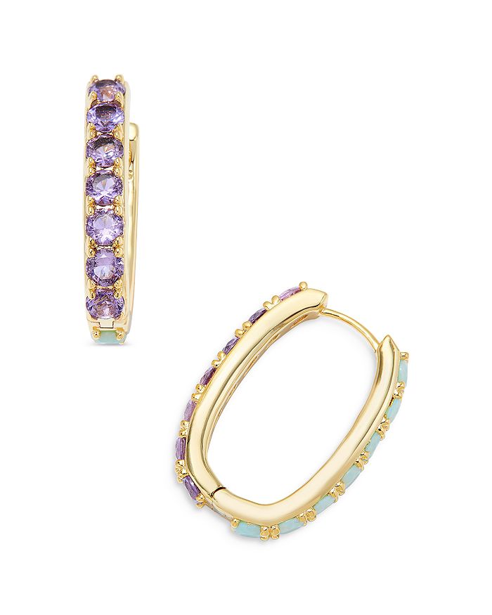 Kendra Scott Chandler Reversible Two Tone Hoop Earrings | Bloomingdale's
