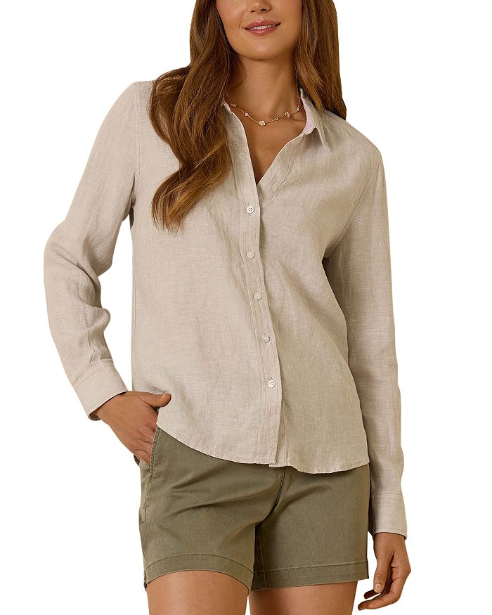 Tommy Bahama Coastalina Linen Button Front Shirt | Bloomingdale's