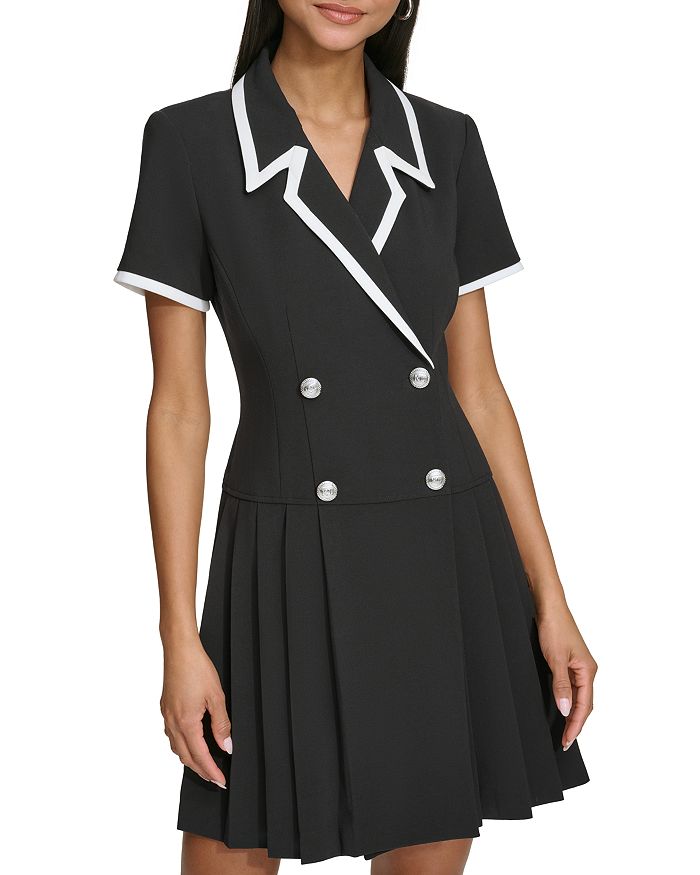 KARL LAGERFELD PARIS Double Breasted Blazer Dress | Bloomingdale's