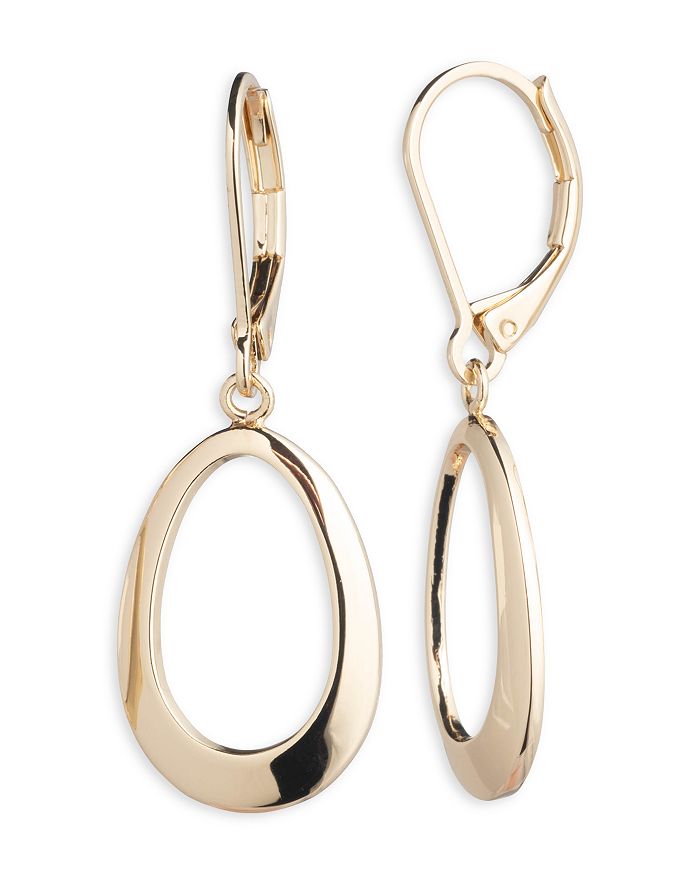 Ralph Lauren Open Hoop Leverback Drop Earrings | Bloomingdale's
