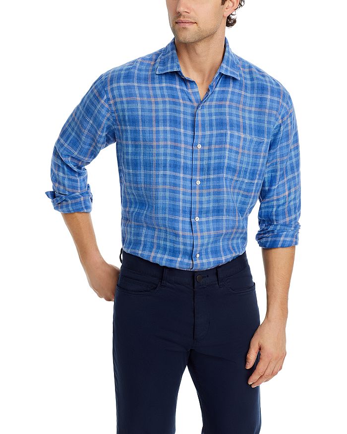 Peter Millar Crown Ashore Linen Sport Shirt | Bloomingdale's