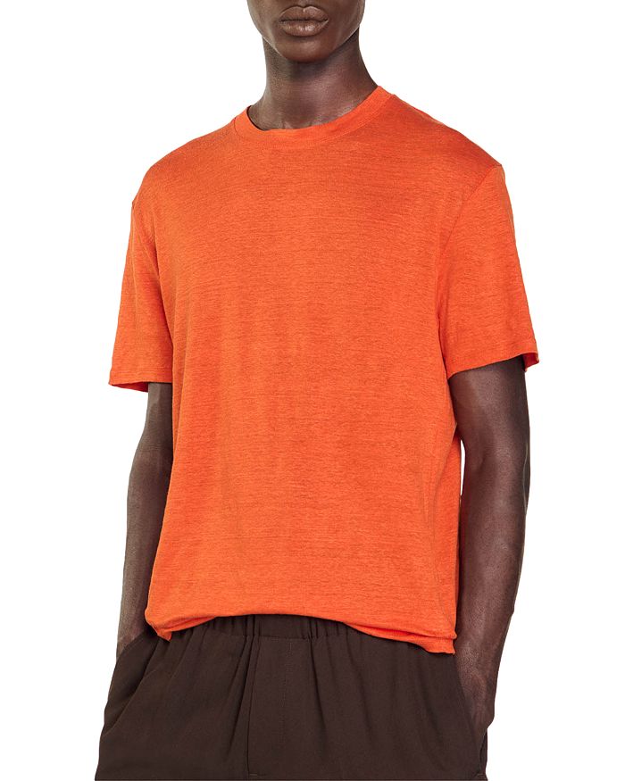 Sandro Clash Linen Tee | Bloomingdale's
