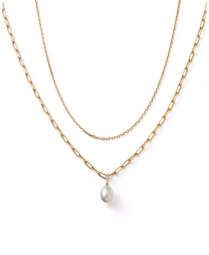 Ana Luisa 10K Gold Cultured Freshwater Pearl Layers Set | Bloomingdale's