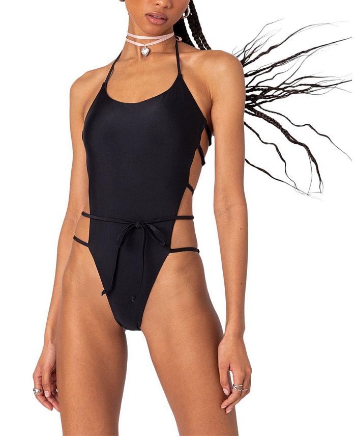 Edikted Strappy One Piece Swimsuit | Bloomingdale's