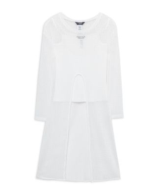 Truce Girls' Layered Tank Sheer Top - Big Kid | Bloomingdale's