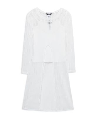 Truce Girls' Layered Tank Sheer Top - Big Kid | Bloomingdale's