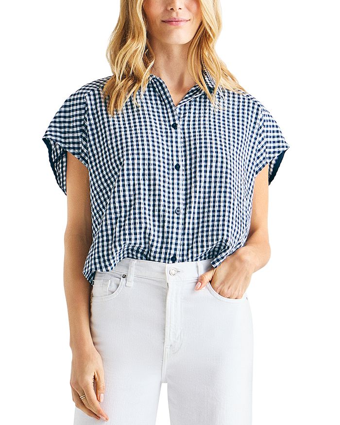 Splendid Gabrielle Gingham Top | Bloomingdale's
