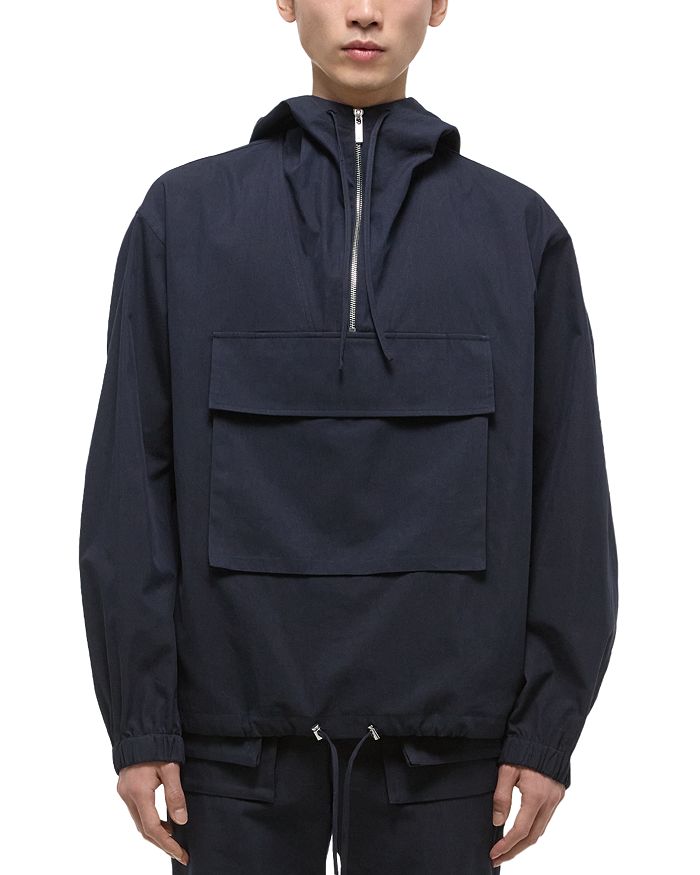 Helmut Lang Gusset Half Zip Hooded Jacket | Bloomingdale's