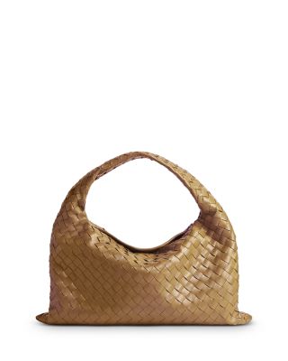Click here for Bottega Veneta Small Hop Intrecciato Leather Shoul... prices