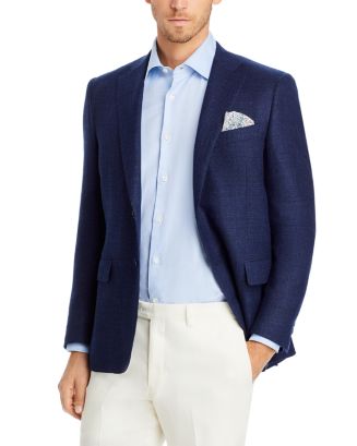 Canali Siena Melange Textured Solid Regular Fit Sport Coat | Bloomingdale's
