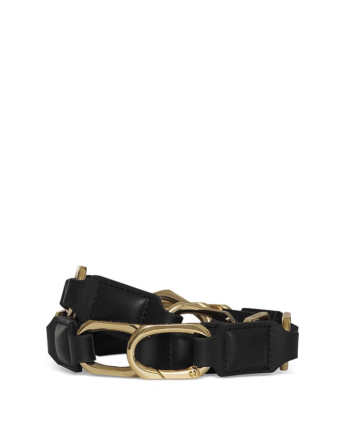 Anine Bing Annie Bing Women's Mini Jody Chain & Leather Link Belt ...