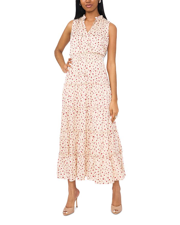 1.STATE Ruffle Trim Maxi Dress | Bloomingdale's
