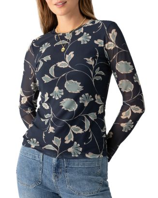 Sanctuary Long Sleeve Mesh Top | Bloomingdale's