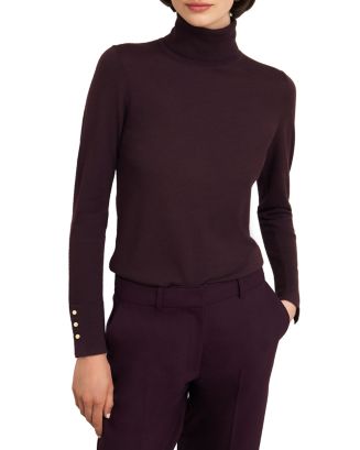 HOBBS LONDON Lara Roll Neck Sweater | Bloomingdale's