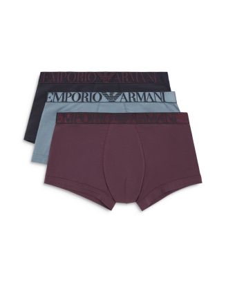 Emporio Armani Logo Band Trunks, 3 Pack | Bloomingdale's