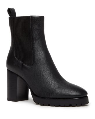 PAIGE Women's Izzy Stretch Block Heel Ankle Boots | Bloomingdale's Shoes