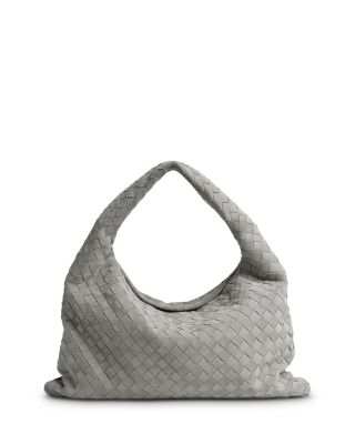 Click here for Bottega Veneta Small Hop Intrecciato Leather Shoul... prices
