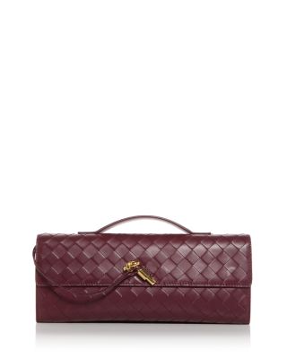 Click here for Bottega Veneta Andiamo Intrecciato Leather Clutch prices