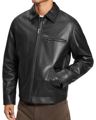 Theory Leather Workwear Jacket | Bloomingdale's