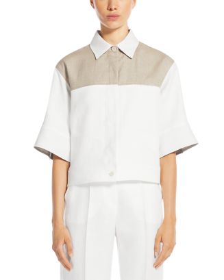 Max Mara 2 Radioso Linen Tunic | Bloomingdale's