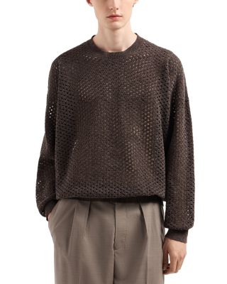 Click here for Emporio Armani Perforated Effect Pullover Crewneck... prices