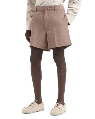 Click here for Emporio Armani Regular Fit Linen Blend Bermuda Sho... prices