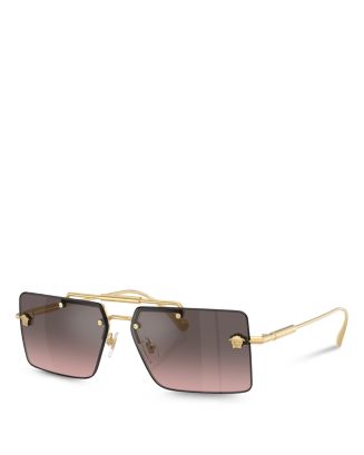 Versace VE2245 Rectangular Sunglasses, 60mm | Bloomingdale's