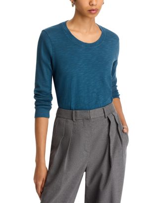 Wilt Crewneck Long Sleeve Trapeze Tee | Bloomingdale's