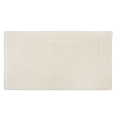 Sferra Cielo Tub Mat Cotton Bath Towel  20 x 35 - Ivory