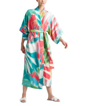 Natori Printed Kimono Sleeve Sleep Robe | Bloomingdale's