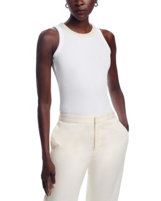 Fabiana Filippi Embellished Rowing Tank Top | Bloomingdale's