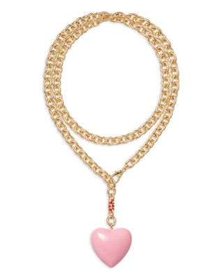 Click here for Roxanne Assoulin Puffy Heart Pendant Necklace  34 prices