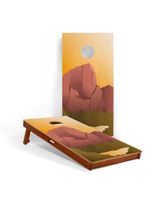 Click here for Elakai 2ft x 4ft Mahogany Pathfinder Cornhole Boar... prices