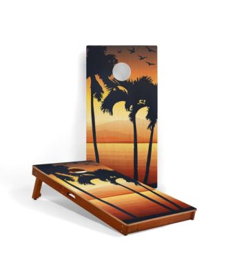 Click here for Elakai 2ft x 4ft Mahogany Pathfinder Cornhole Boar... prices