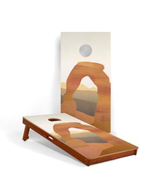 Click here for Elakai 2ft x 4ft Mahogany Pathfinder Cornhole Boar... prices