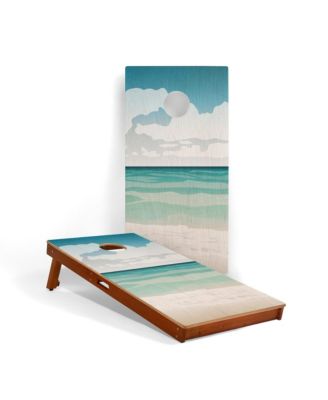 Click here for Elakai 2ft x 4ft Mahogany Pathfinder Cornhole Boar... prices