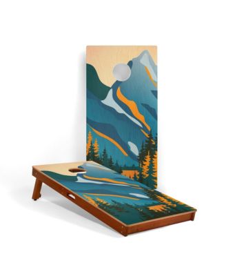 Click here for Elakai 2ft x 4ft Mahogany Pathfinder Cornhole Boar... prices