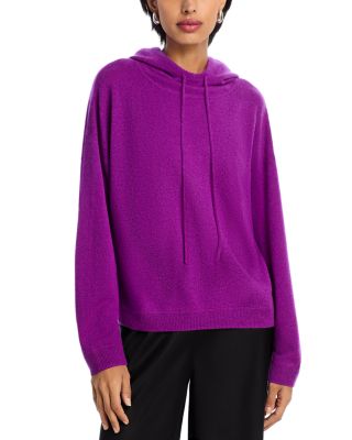 Click here for Aqua 100 Cashmere Drop Shoulder Hoodie - Exclusive prices