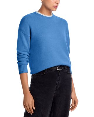 Click here for Aqua 100 Cashmere Crewneck Sweater - Exclusive prices