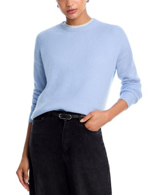 Click here for Aqua 100 Cashmere Crewneck Sweater - Exclusive prices