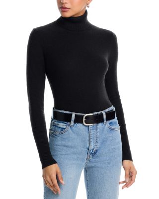 Click here for Aqua 100 Cashmere Turtleneck Sweater - Exclusive prices