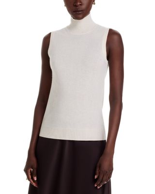 Click here for C by Bloomingdales Sleeveless Cashmere Sweater - E... prices