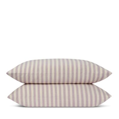 Click here for Piglet in Bed Pembroke Stripe Linen Blend Pillowca... prices