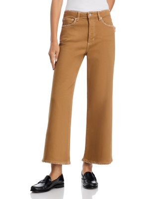 Rails Getty High Rise Wide Leg Cropped Jeans in Tradewind