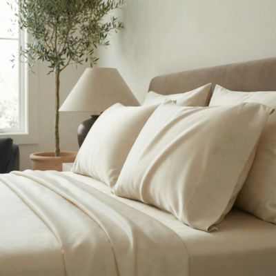 Click here for ettitude Luxe CleanBamboo Sateen+ Sheet Set  King prices